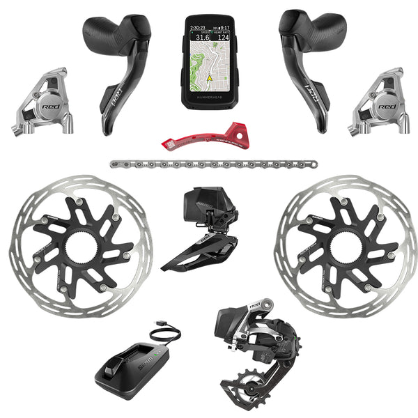 SRAM Red AXS 2x E1 Karoo Build Kit | Wireless Cycing Groupset - La Bicicletta Toronto