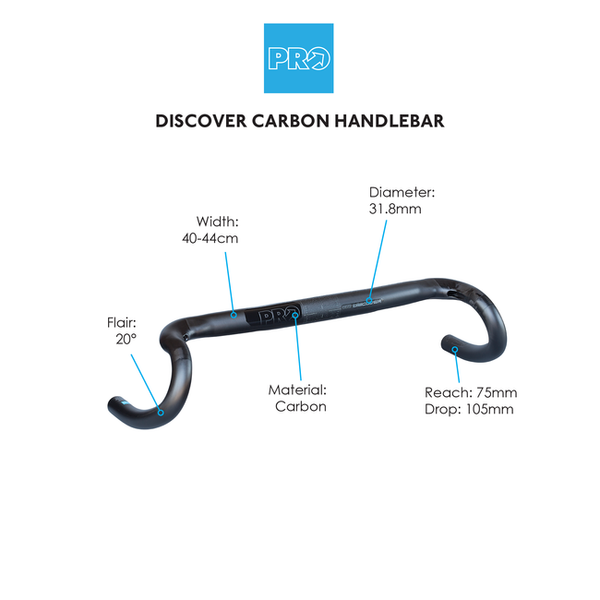 PRO Discover Carbon Handlebars - La Bicicletta Toronto